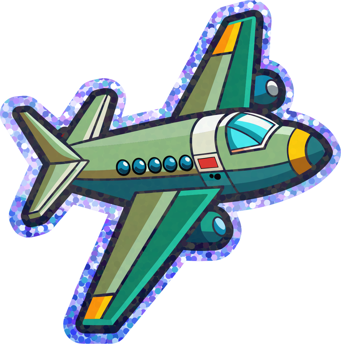 Sticker Plane — Premium Custom Stickers, Die-Cut, Holographic, Glitter ...